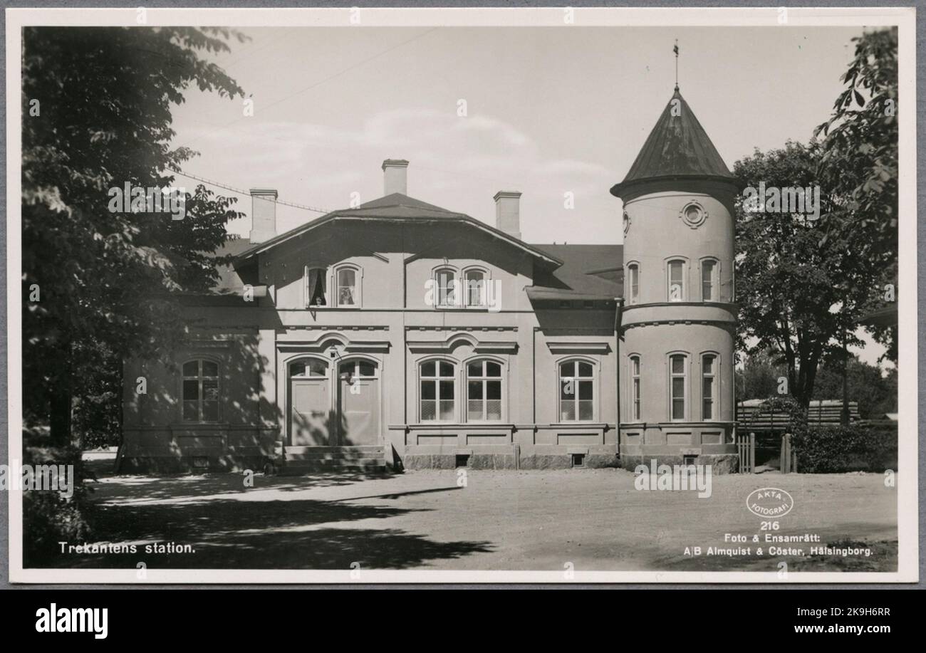 The triangle railway station Stock Photo - Alamy