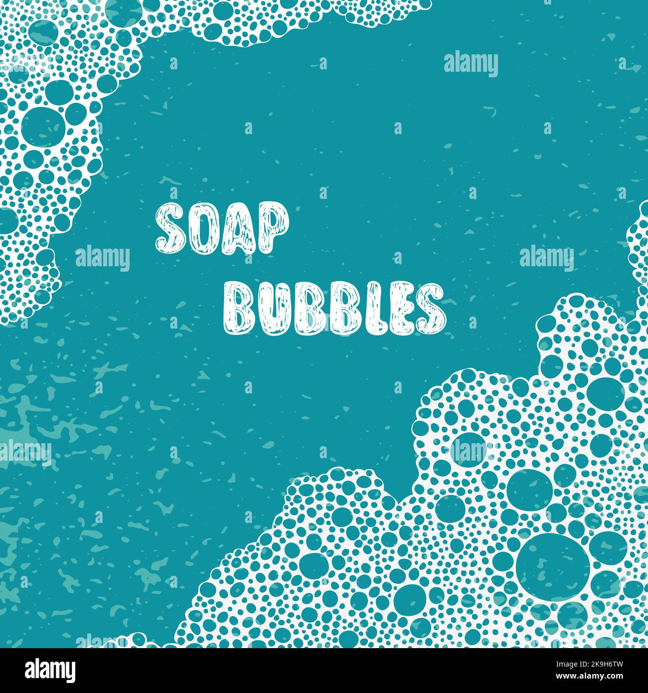 Soap bubbles, foam, suds vector background with place for text Stock ...