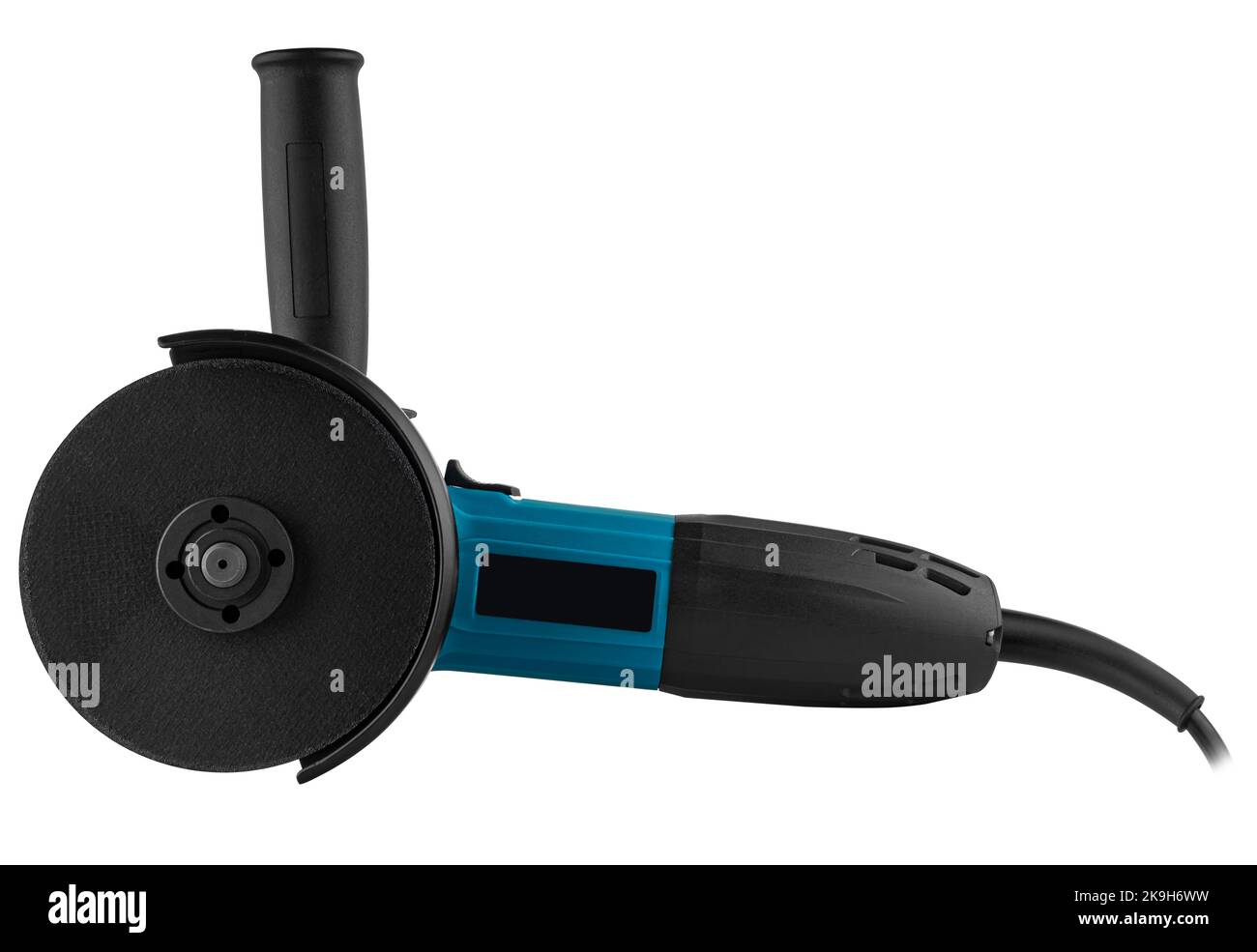 Angle grinder, power tool, on a white background Stock Photo - Alamy
