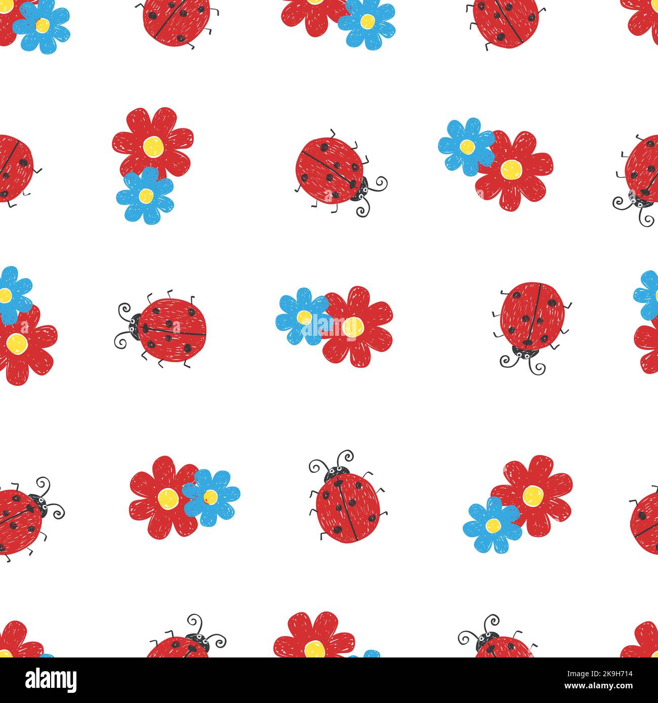 Ladybugs drawings Stock Vector Images - Alamy