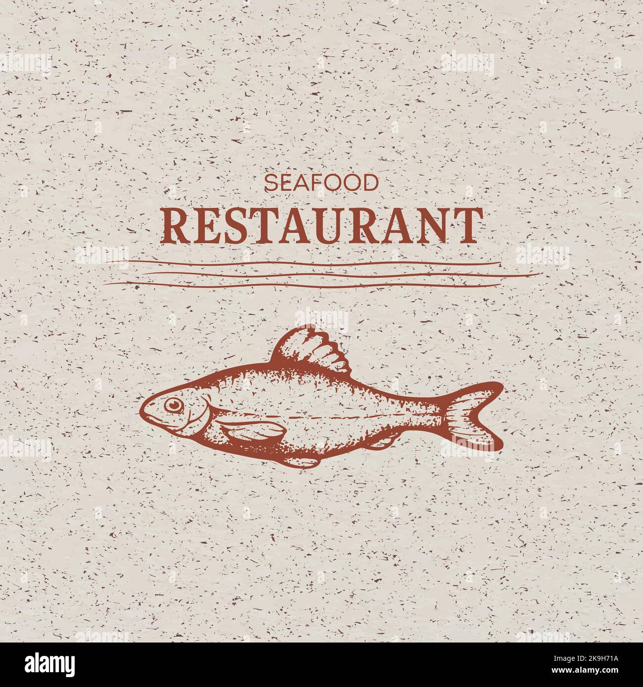 Fish restaurant logo. Seafood emblem Stock Vector Image & Art - Alamy