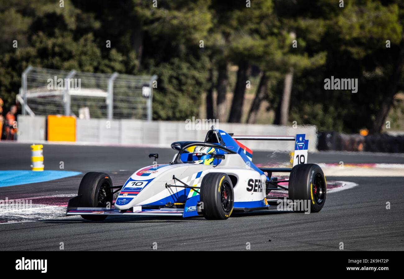 10 JENIC Filip (srb), F4, action during the FIA Motorsport Games, on ...