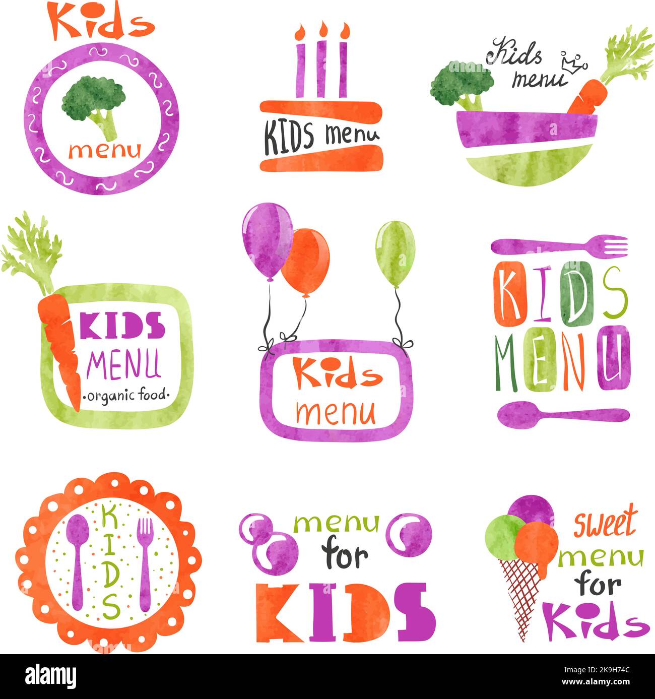 Kids cafe menu hi-res stock photography and images - Alamy