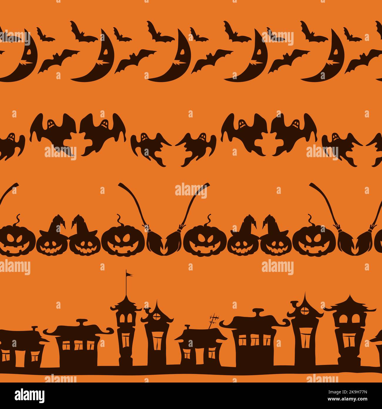 Pumpkins on old background Stock Vector Images - Alamy