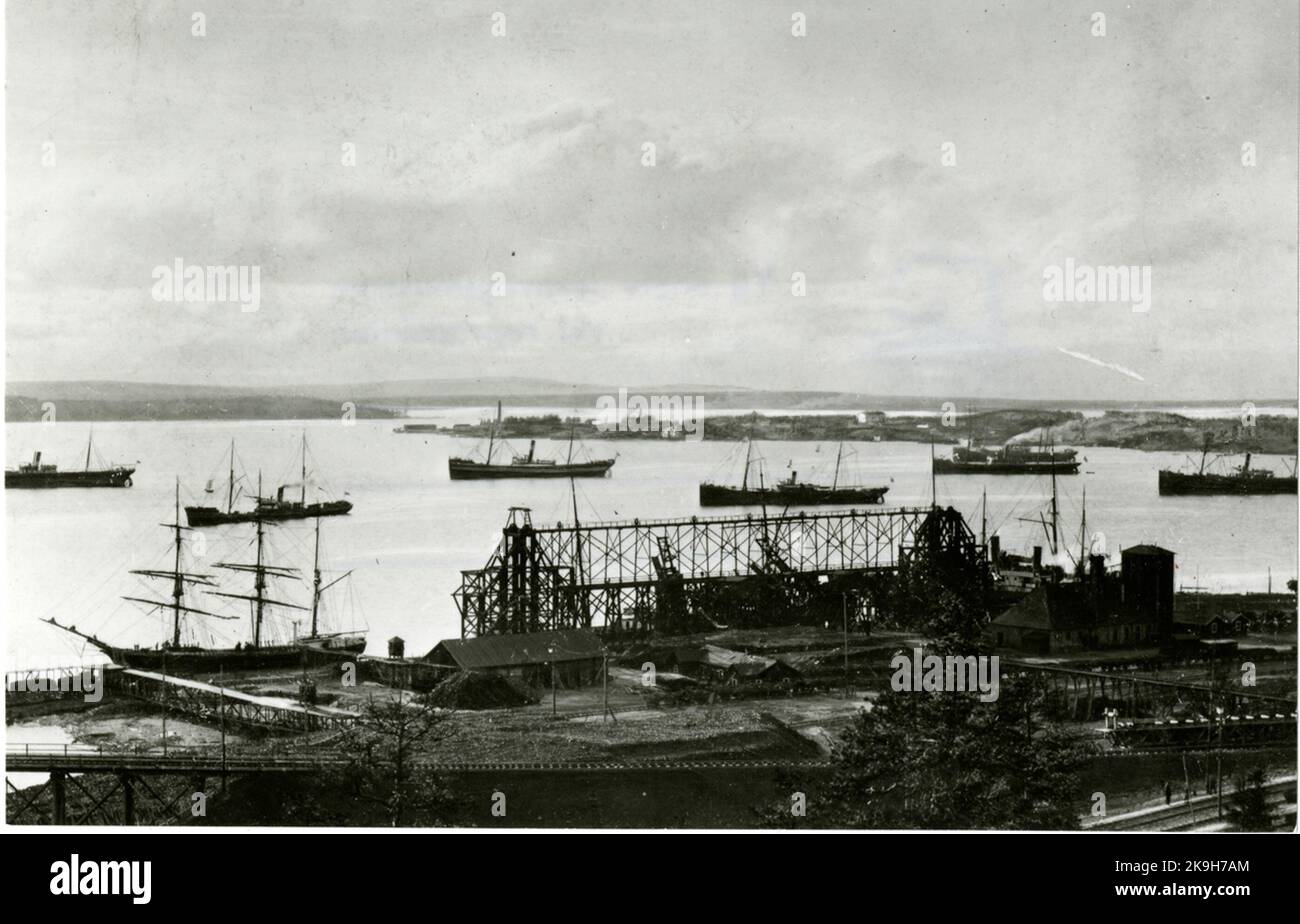 Sweden & Norway Railway - The ore loading in Luleå Stock Photo - Alamy