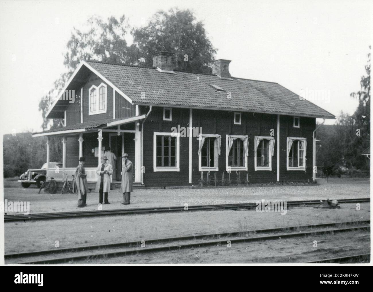 F.d. Edebäck Stationshus "Bus Station" 1948.Nklj, Nordmark - Klarälven ...