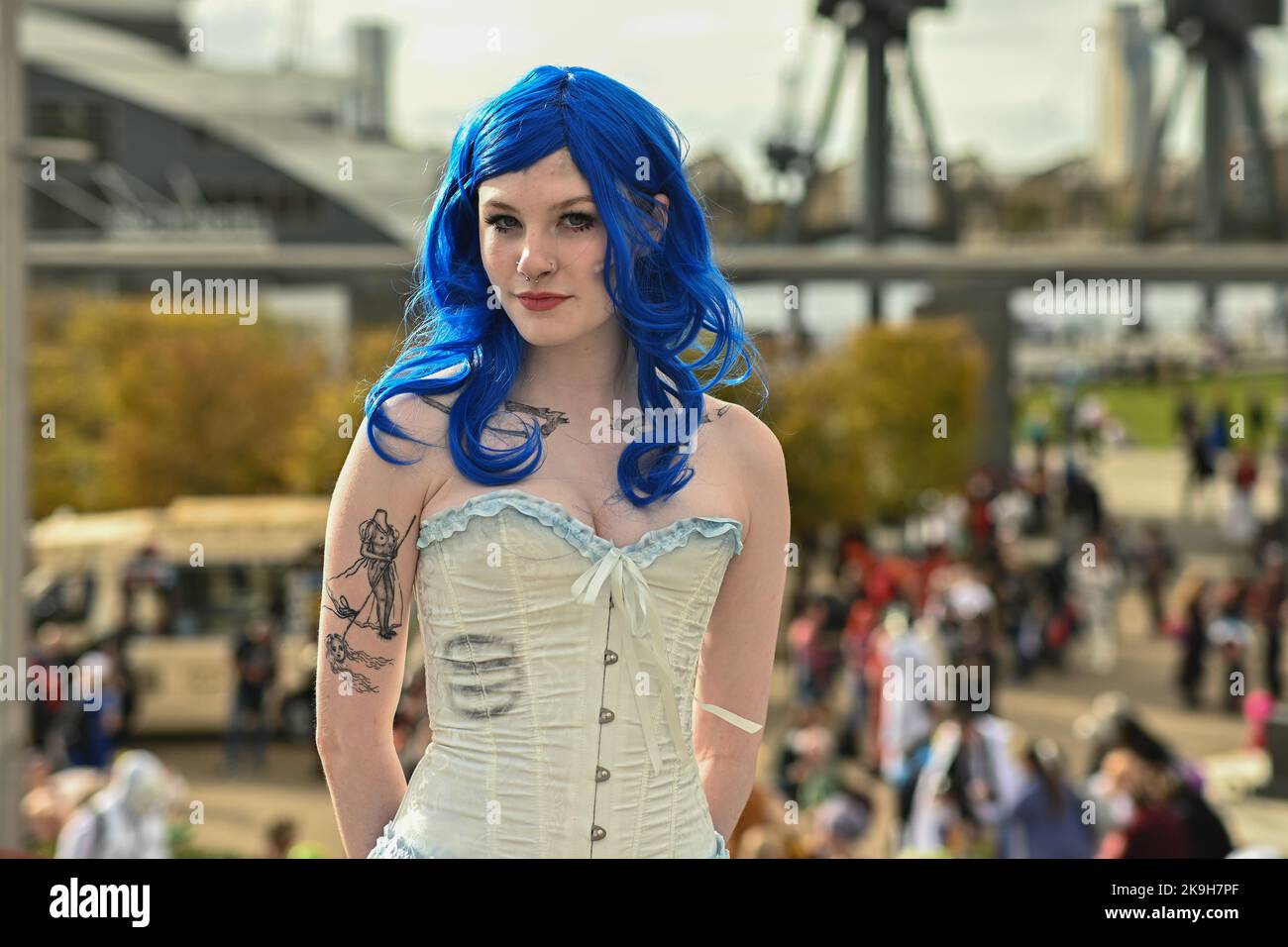 London, UK. 28th October 2022. People dress up in customs of their ...