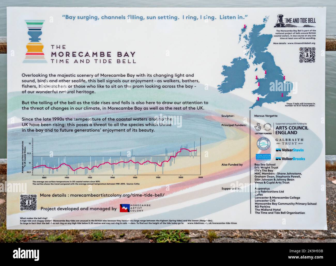 Time and Tide Bell - a project by Marcus Vergette Stock Photo - Alamy
