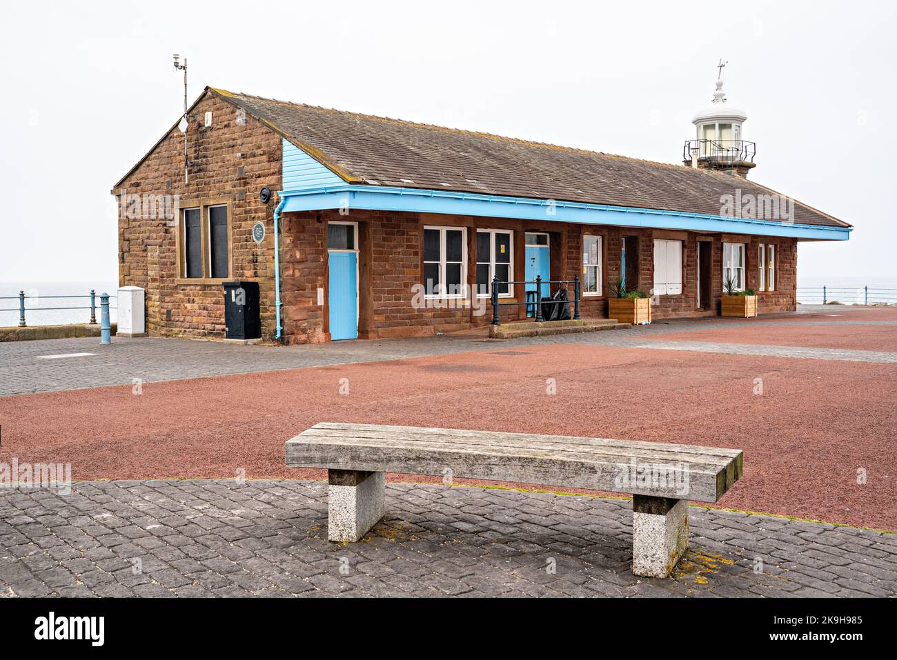 Old Railway Station cafe, Stone Jetty, Morecambe, Lancashire Stock ...