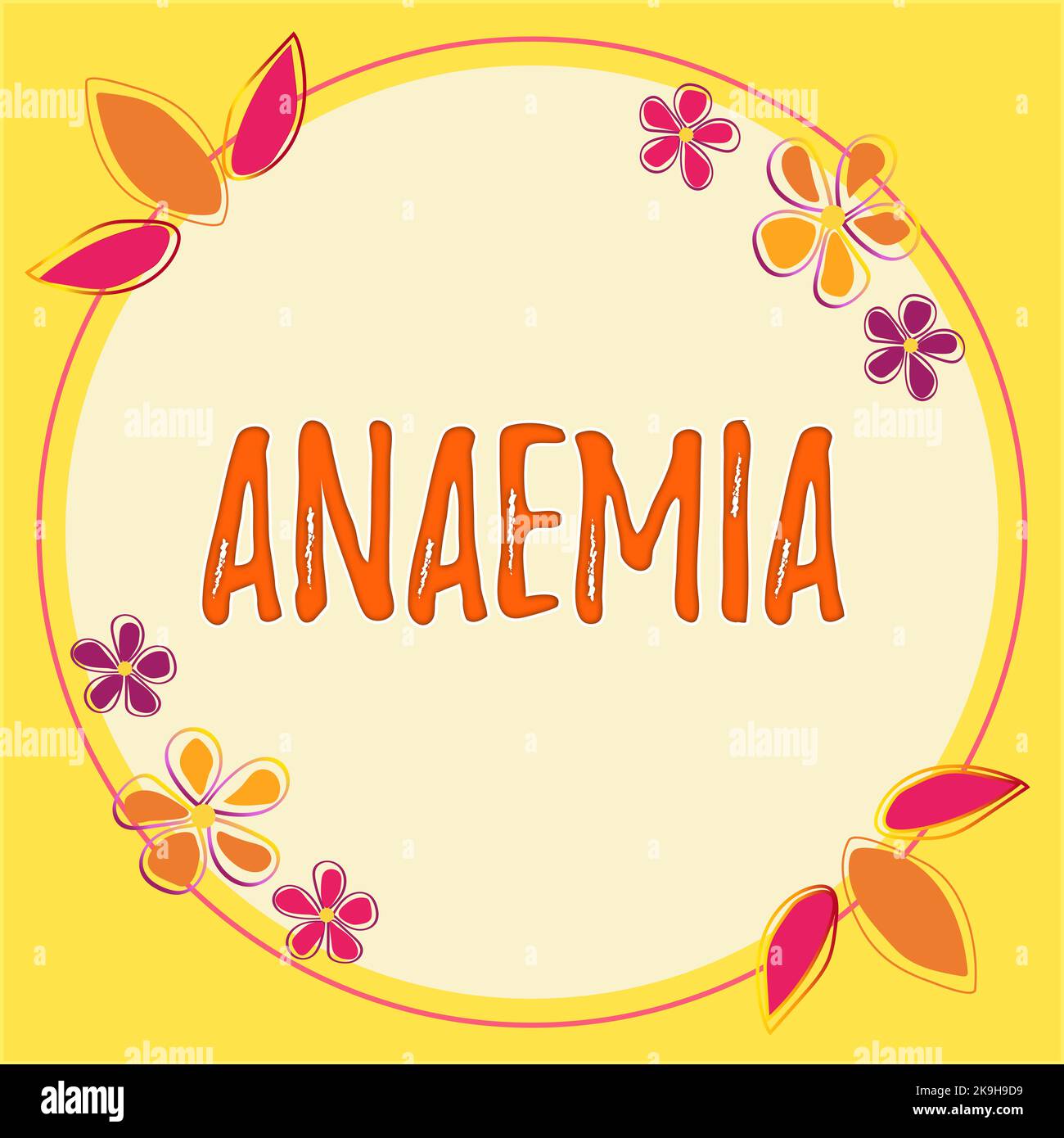 Hand writing sign Anaemia. Internet Concept the practice of ...