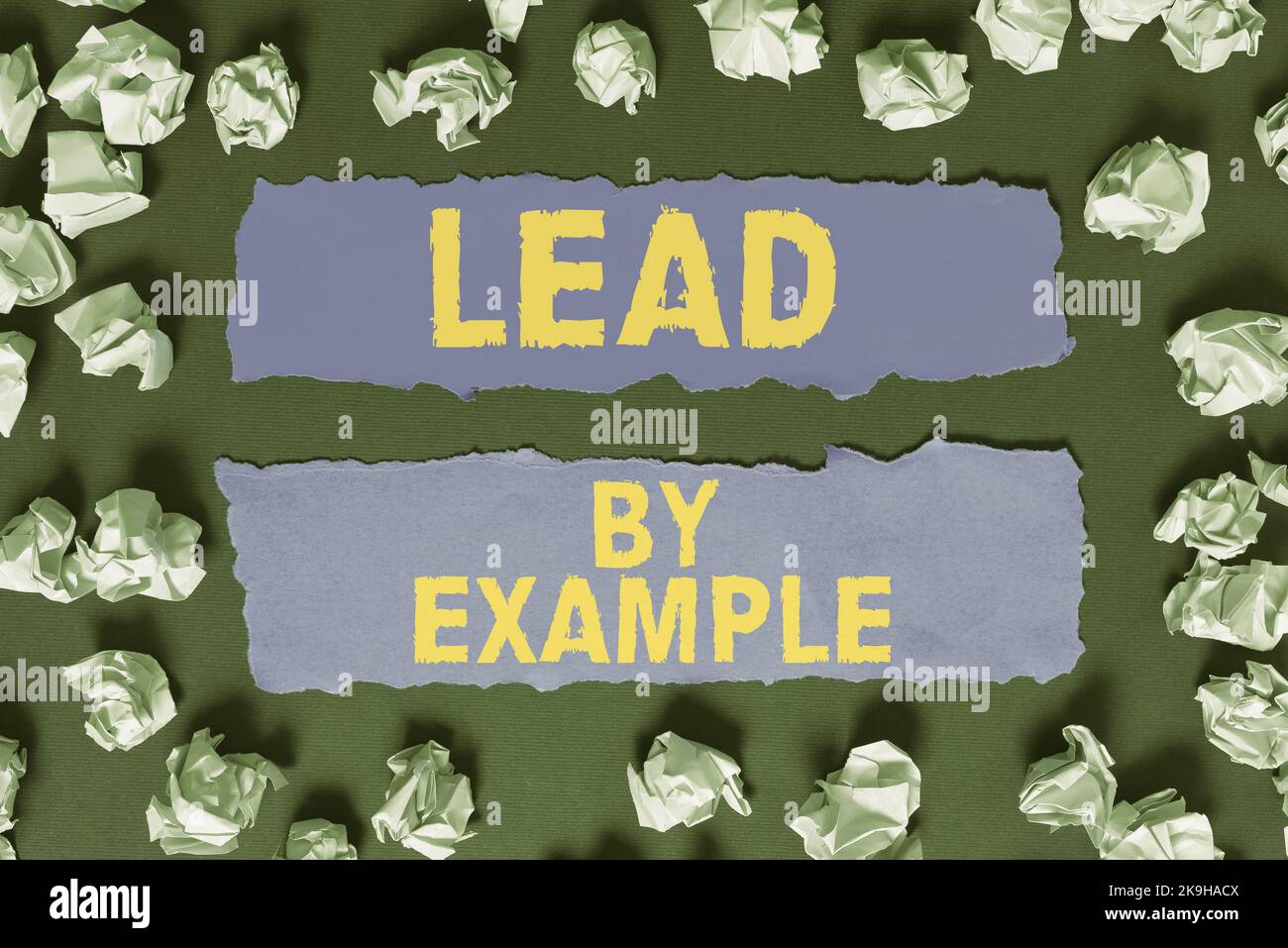 Conceptual display Lead By Example. Business concept Be a role model by ...