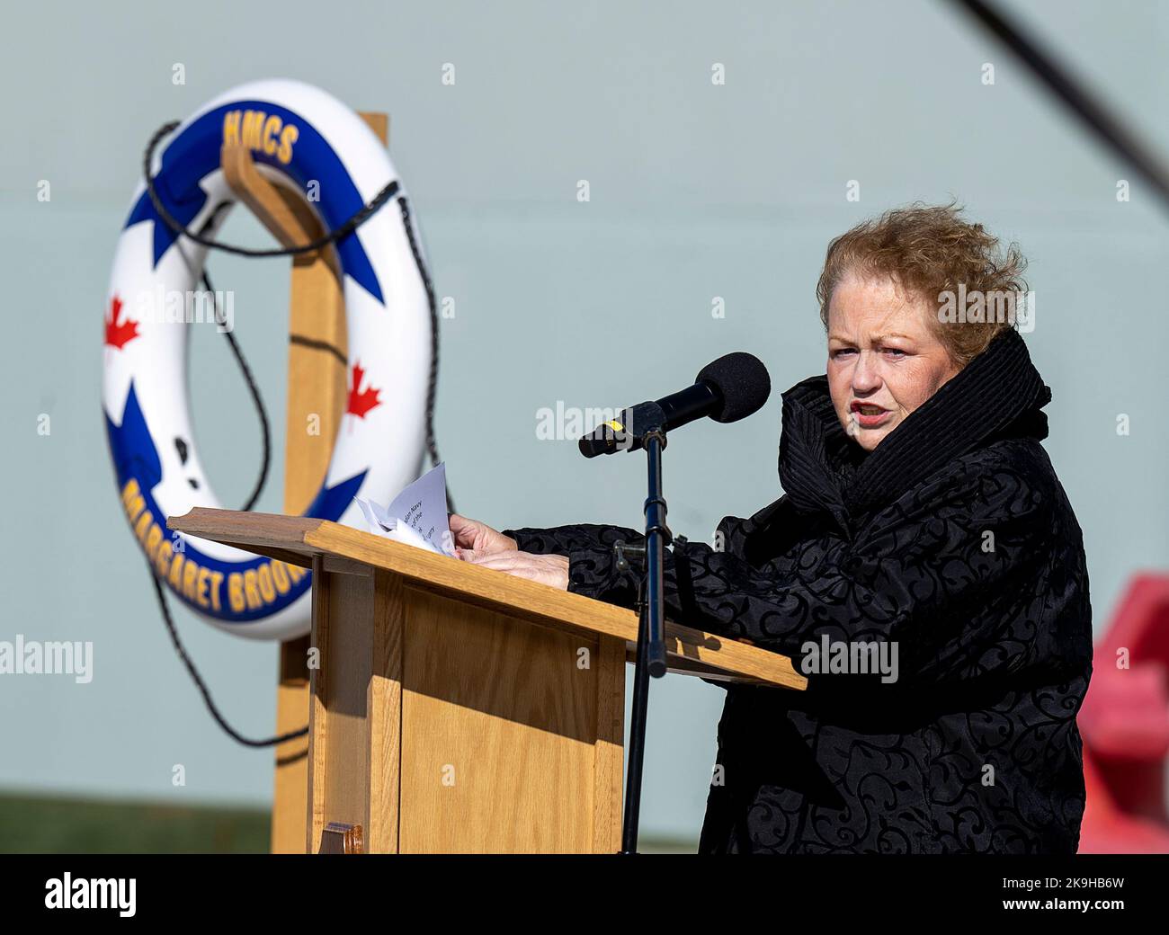 Canada. 28th Oct, 2022. Allyson Lynn Brooke, a niece of the late ...