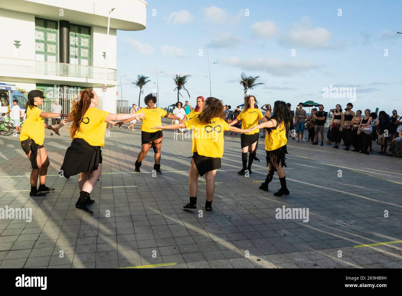 Salvador, Bahia, Brazil - October 22, 2022: Women performing dance at ...