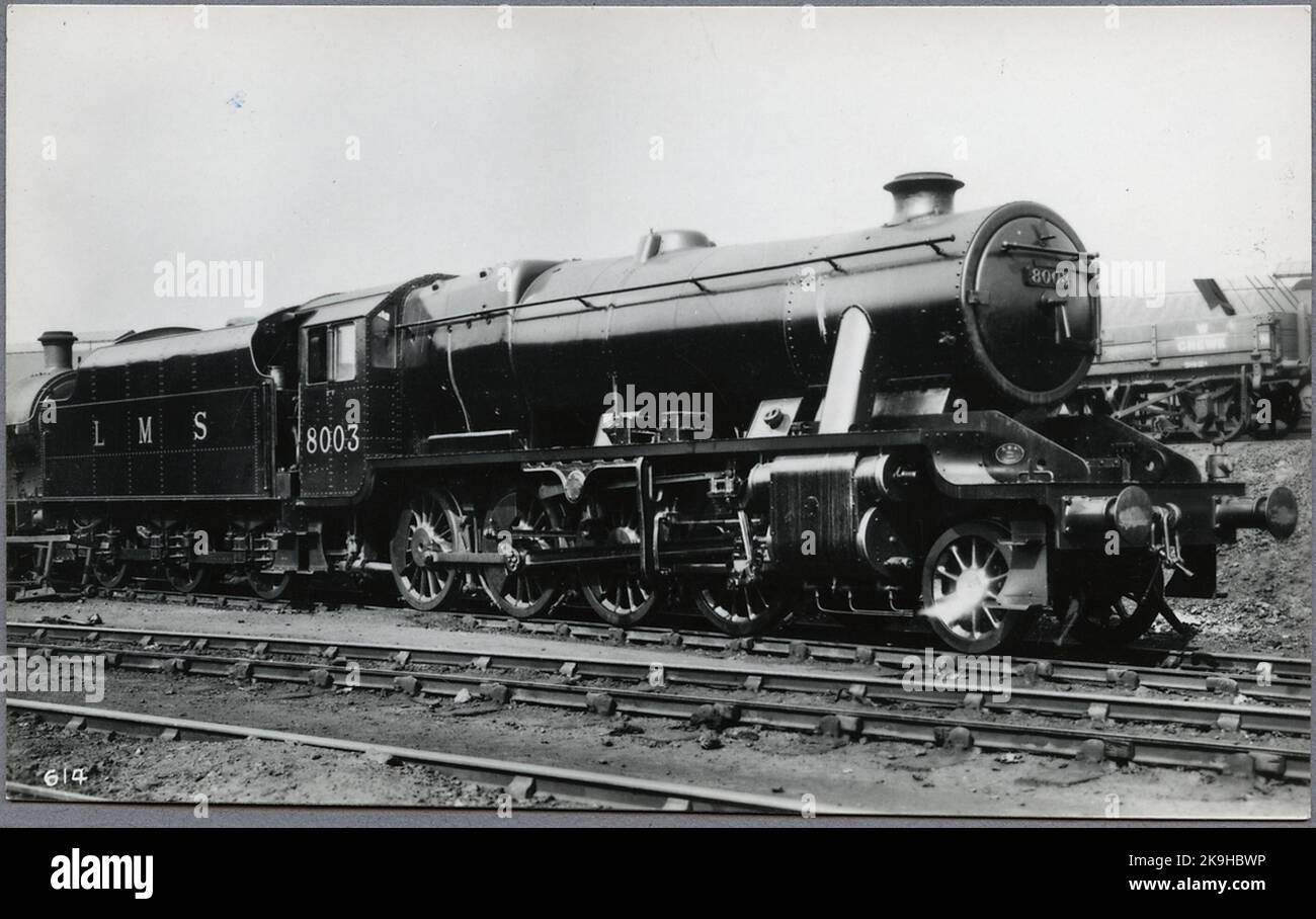 London, Midland and Scottish Railway, LMS 8F-A 8003 Stock Photo - Alamy