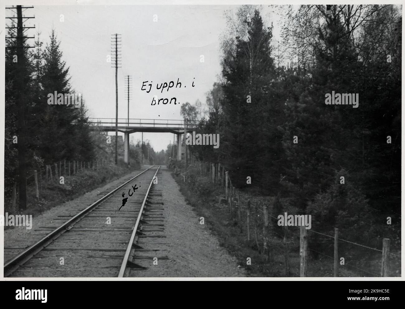 Road bridge over rail Stock Photo - Alamy