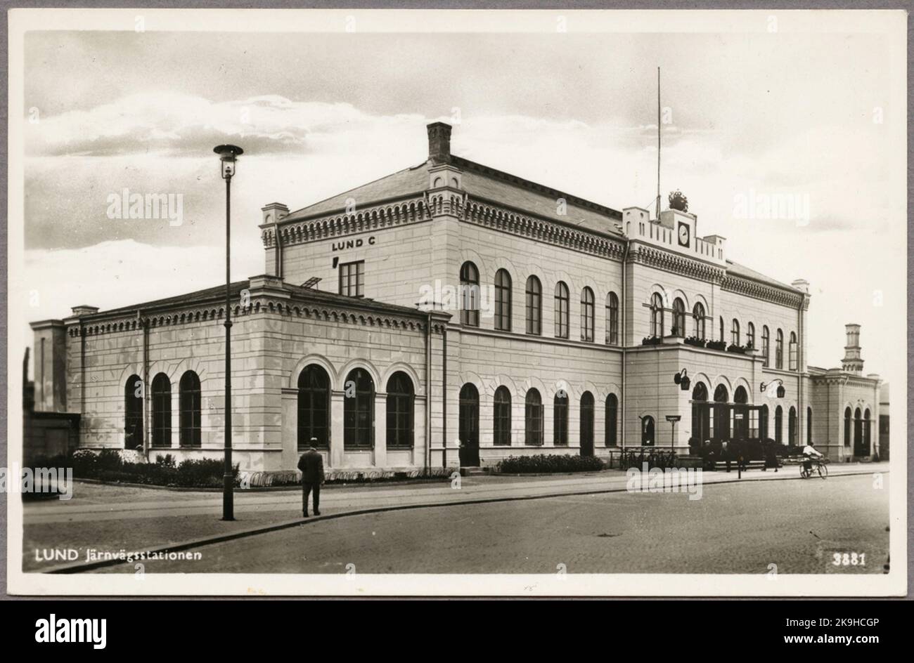 The railway station in Lund Stock Photo - Alamy