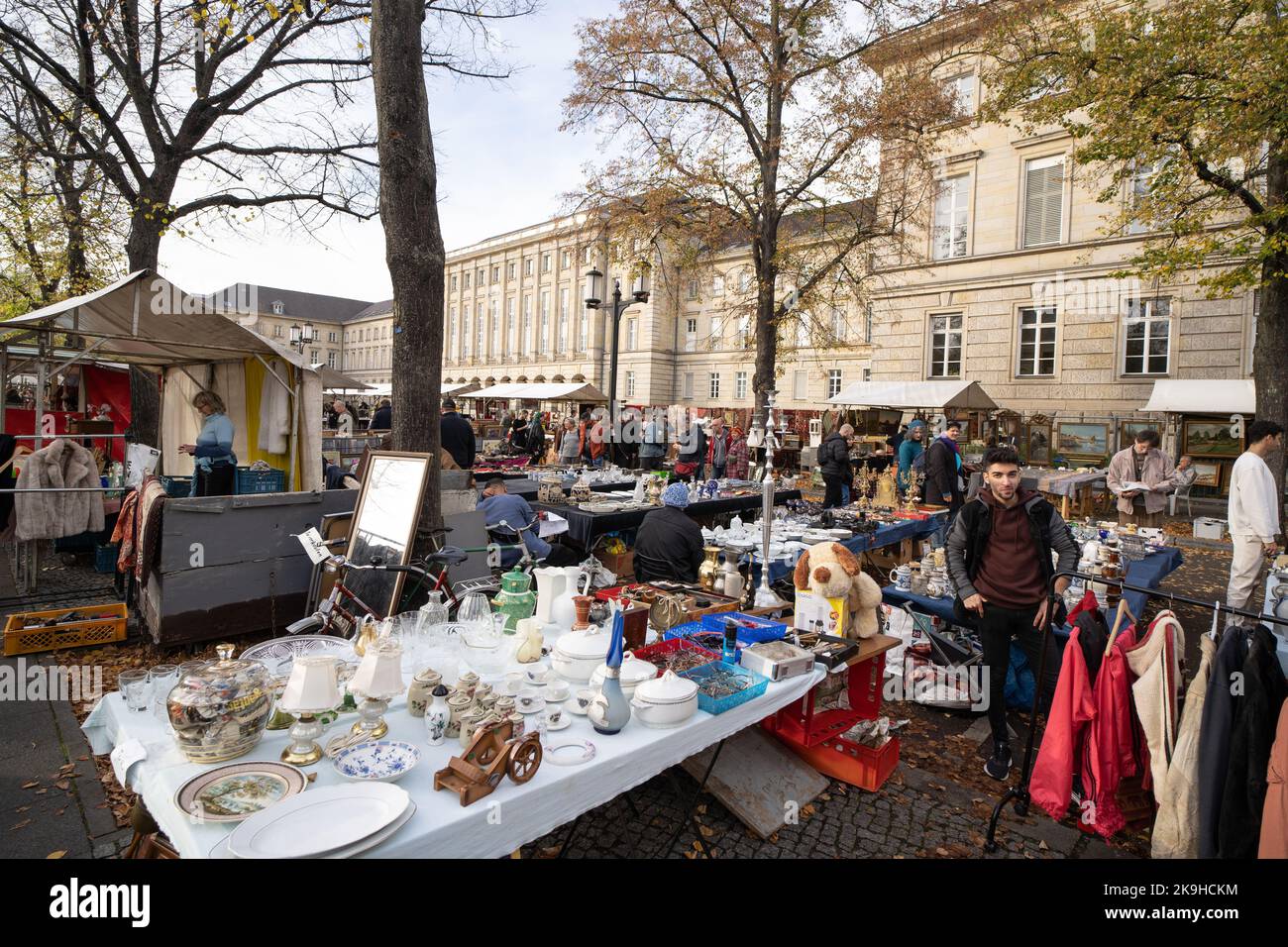 Berlin flea market Stock Photo - Alamy