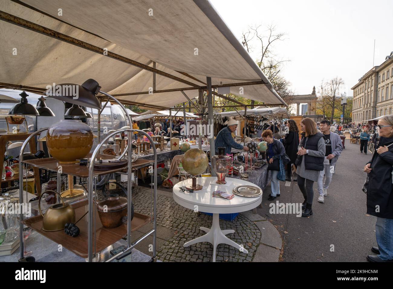 Berlin flea market Stock Photo - Alamy