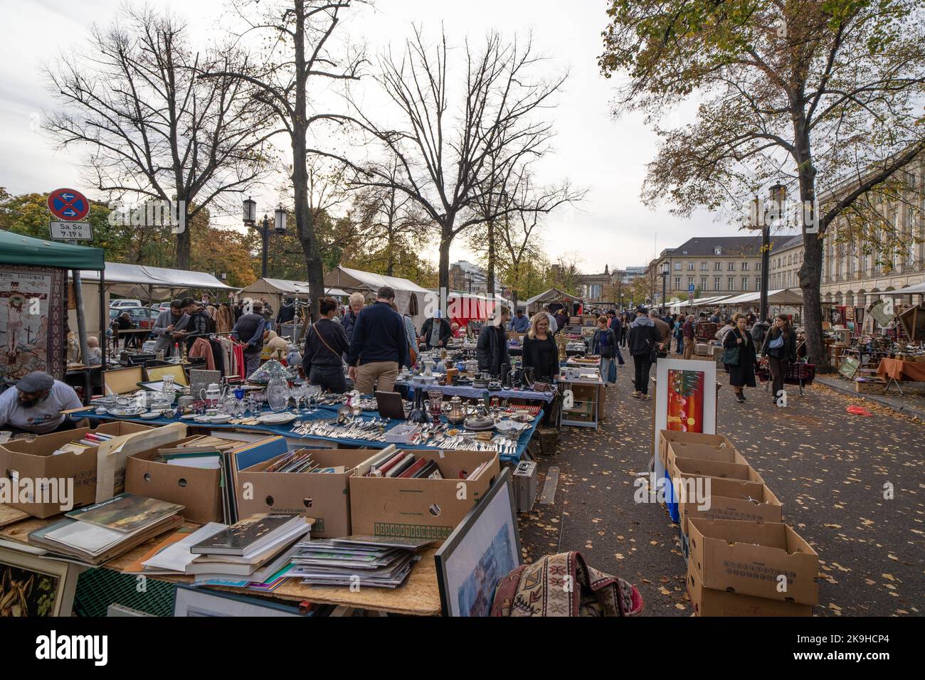 Berlin flea market Stock Photo - Alamy
