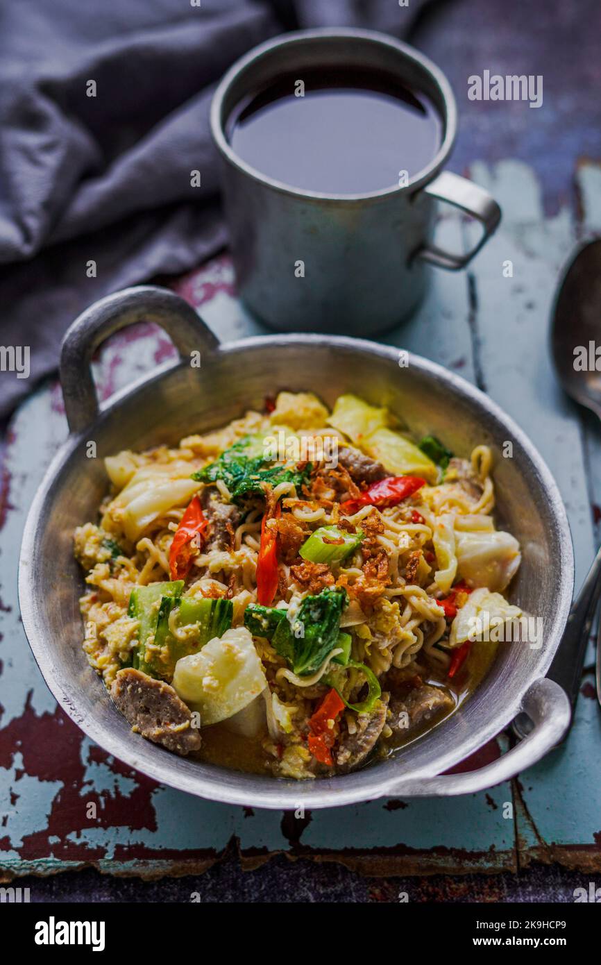 Bakmi Godok Jawa is traditional food from Java made of noodles and ...