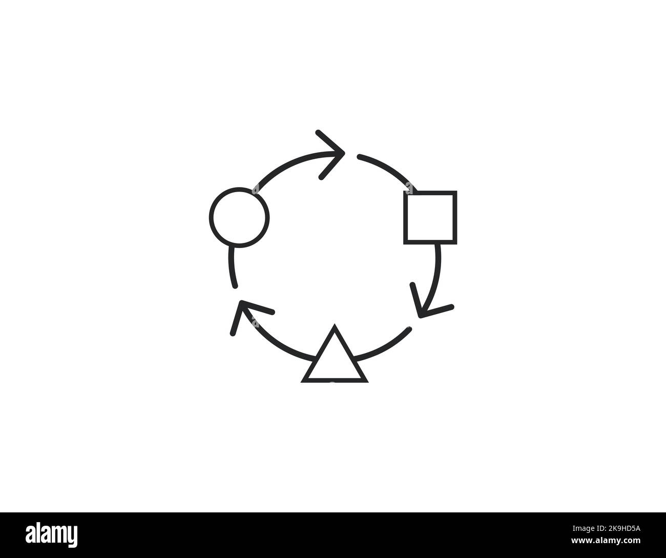 Adaptation, change icon. Vector illustration Stock Vector Image & Art ...