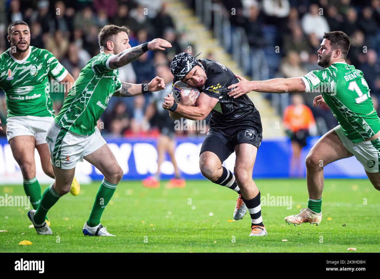 Leeds, UK. 28th October 2022 - Rugby League World Cup New Zealand vs ... Leeds, UK. 28th October 2022 - Rugby League World Cup New Zealand vs ...
