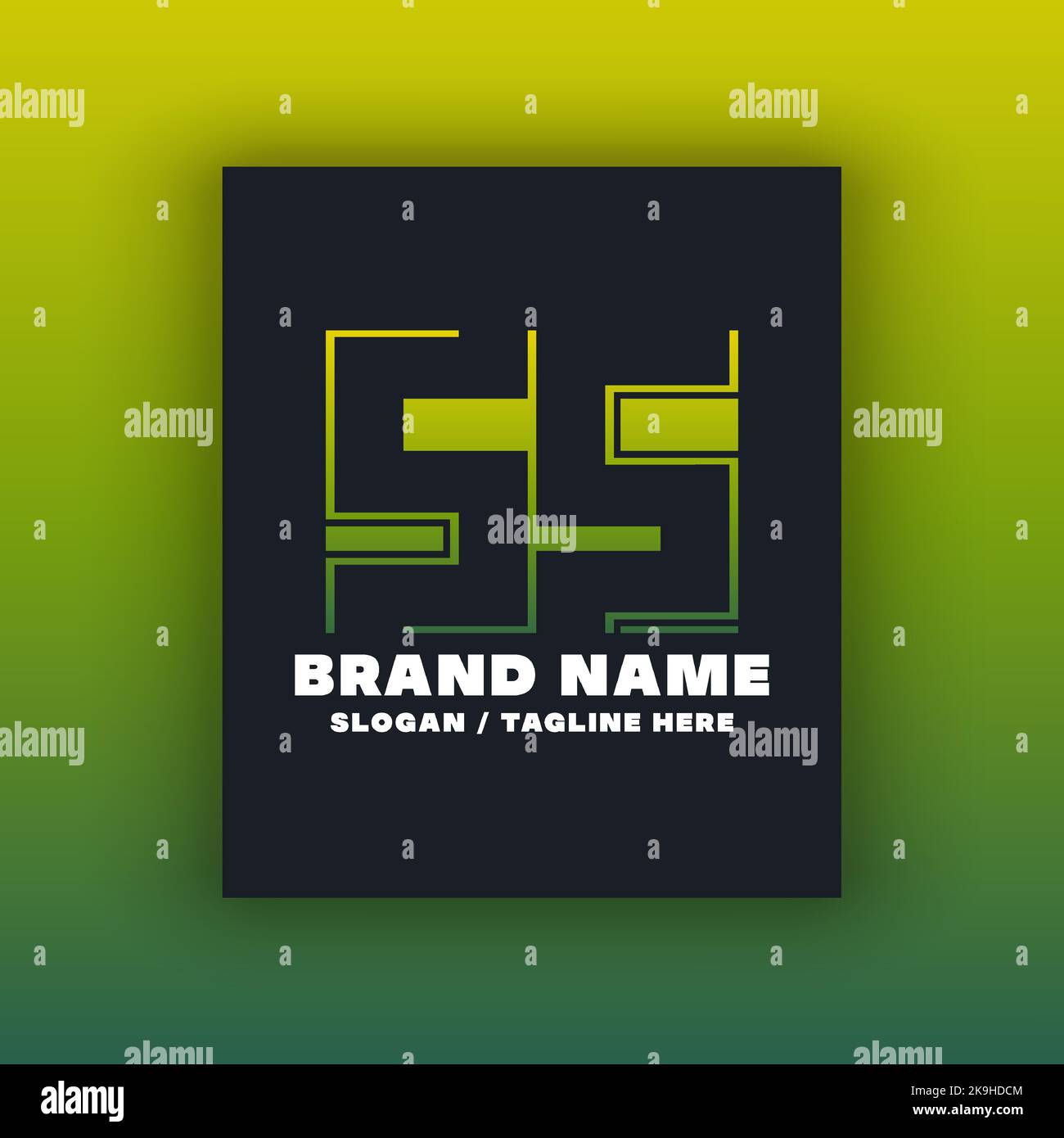 Simple letter SS logo design template Stock Vector Image & Art - Alamy