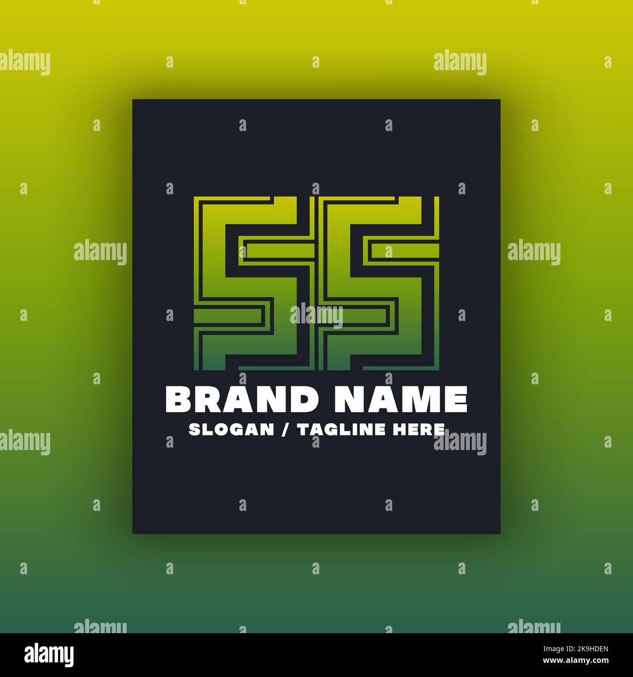 Simple letter SS logo design template Stock Vector Image & Art - Alamy