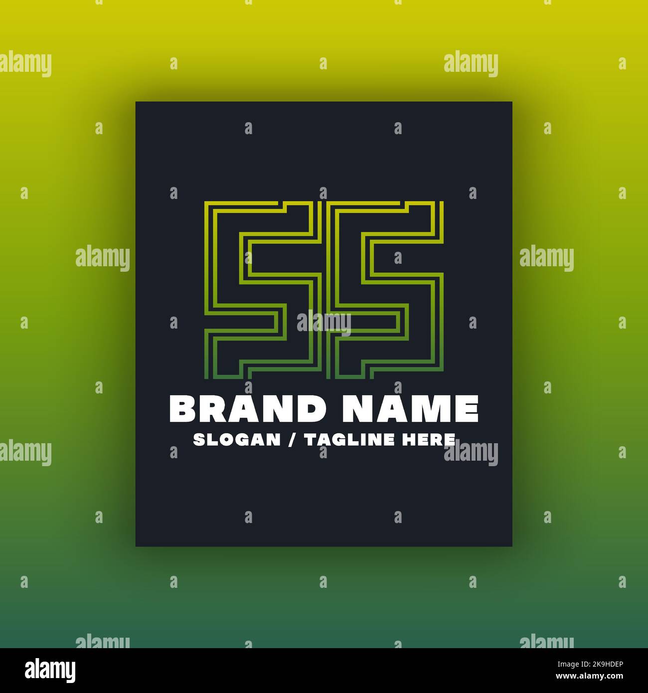 Simple letter SS logo design template Stock Vector Image & Art - Alamy