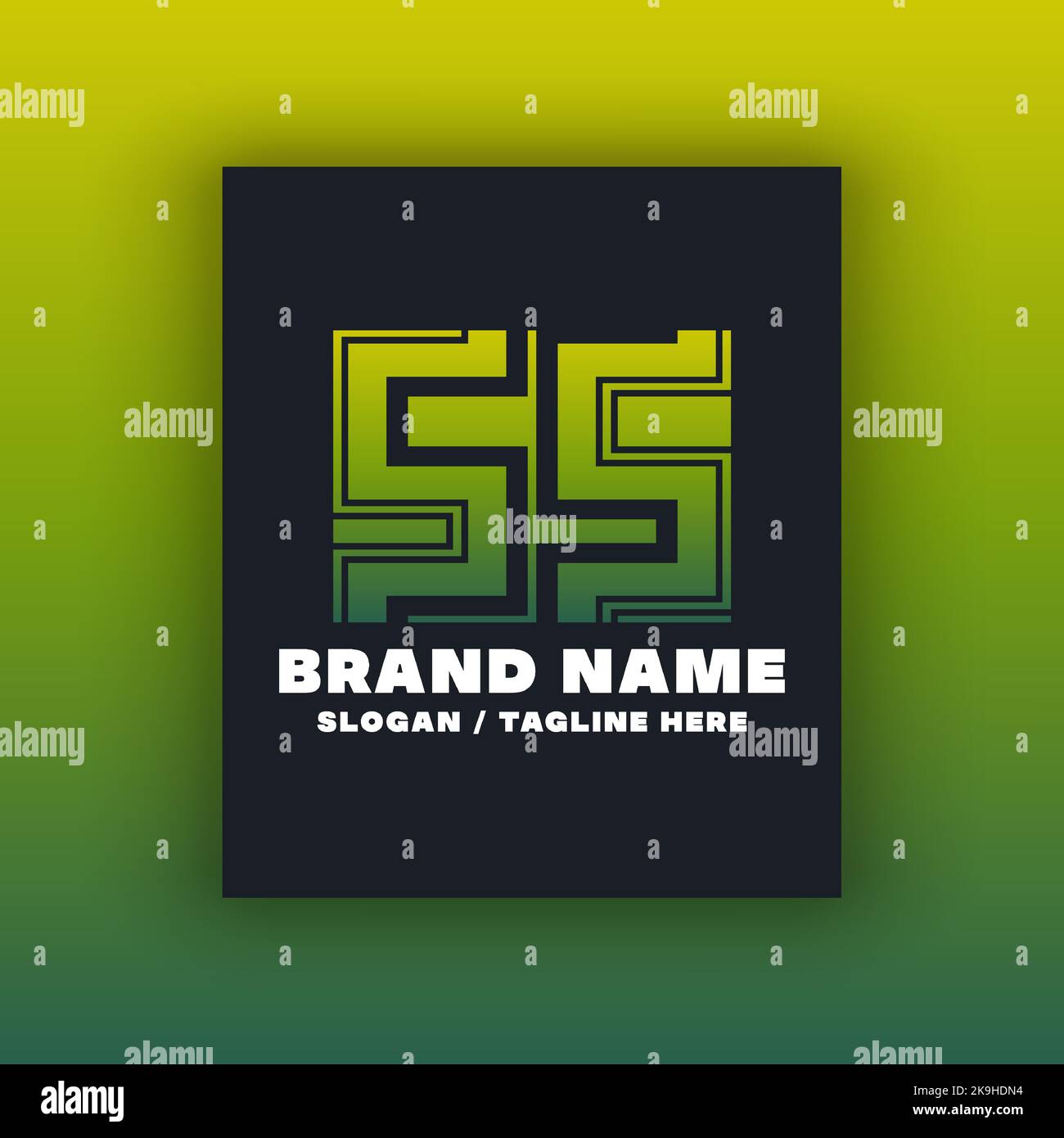 Simple letter SS logo design template Stock Vector Image & Art - Alamy