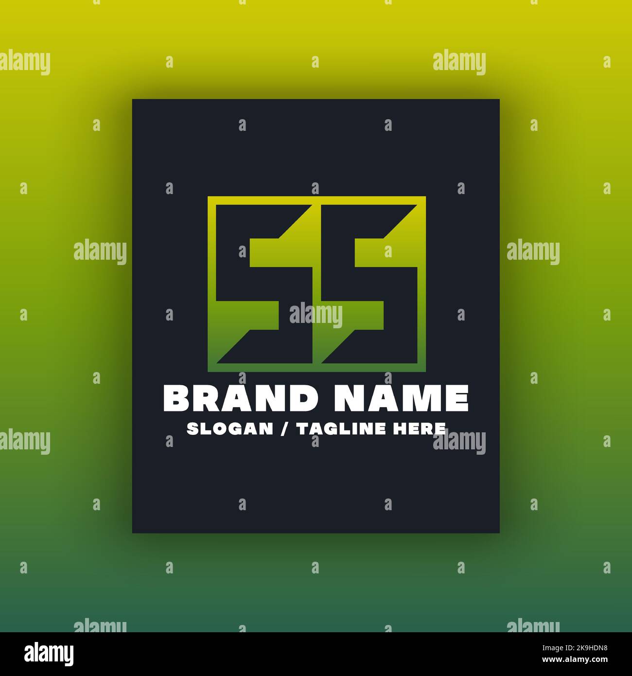 Simple letter SS logo design template Stock Vector Image & Art - Alamy