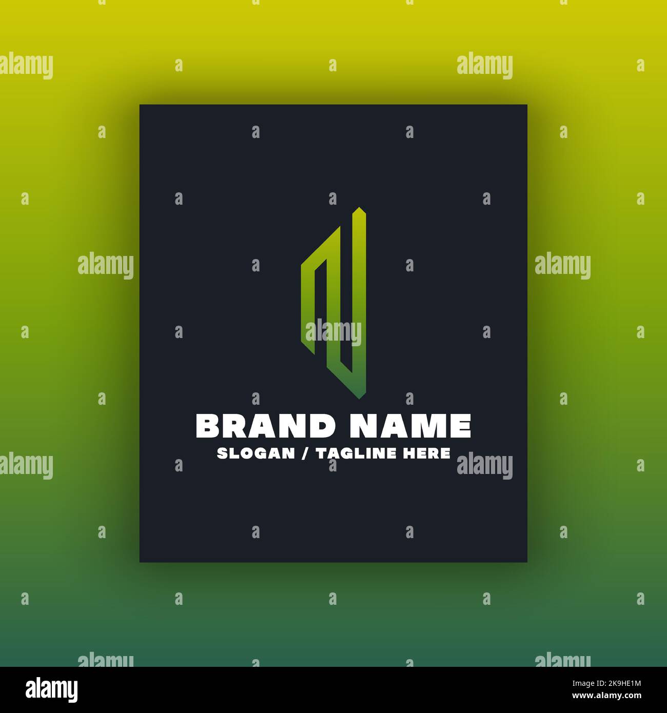 Simple letter N logo design template Stock Vector Image & Art - Alamy