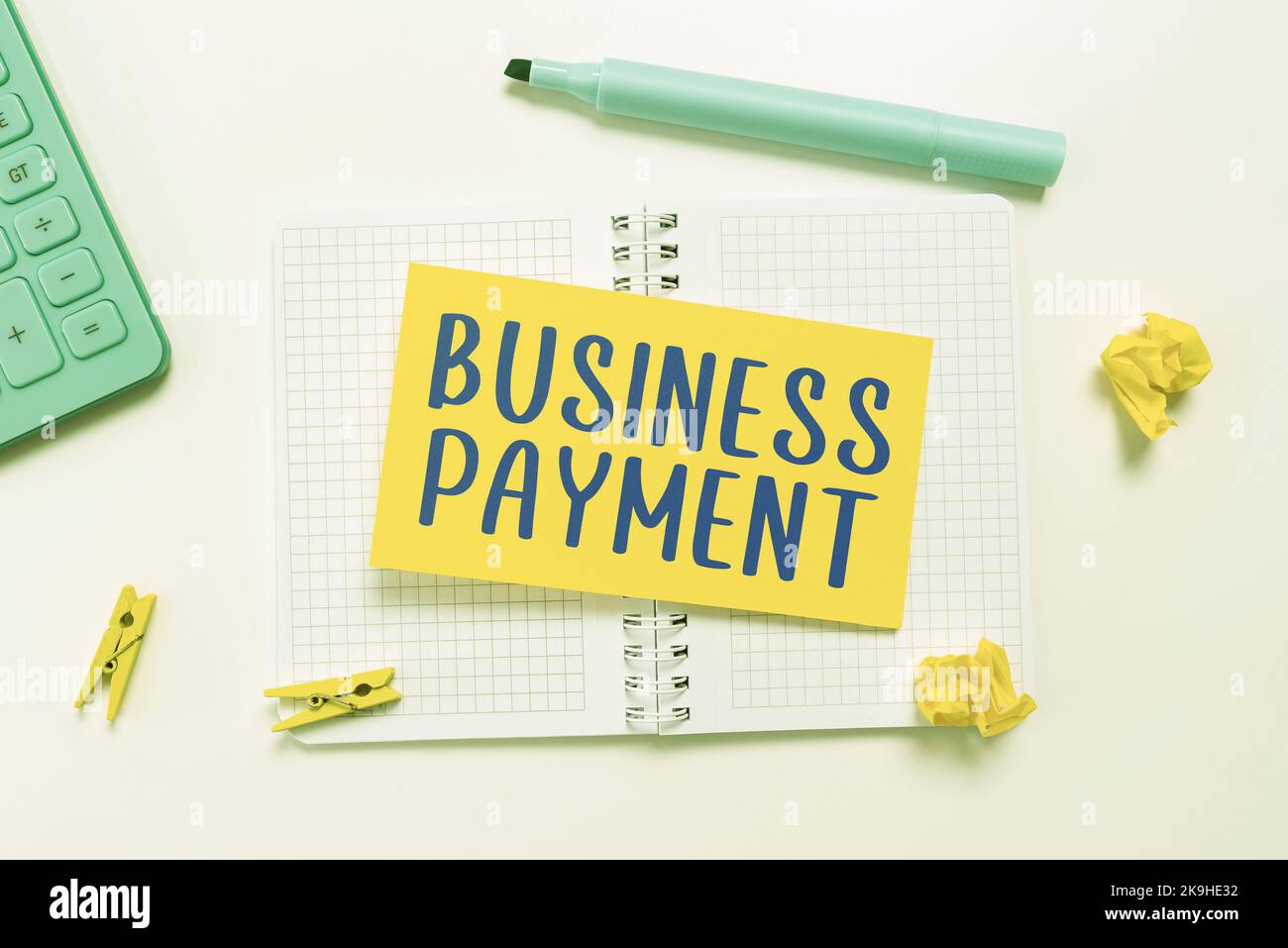 Text caption presenting Business Payment. Word Written on Planned set ...