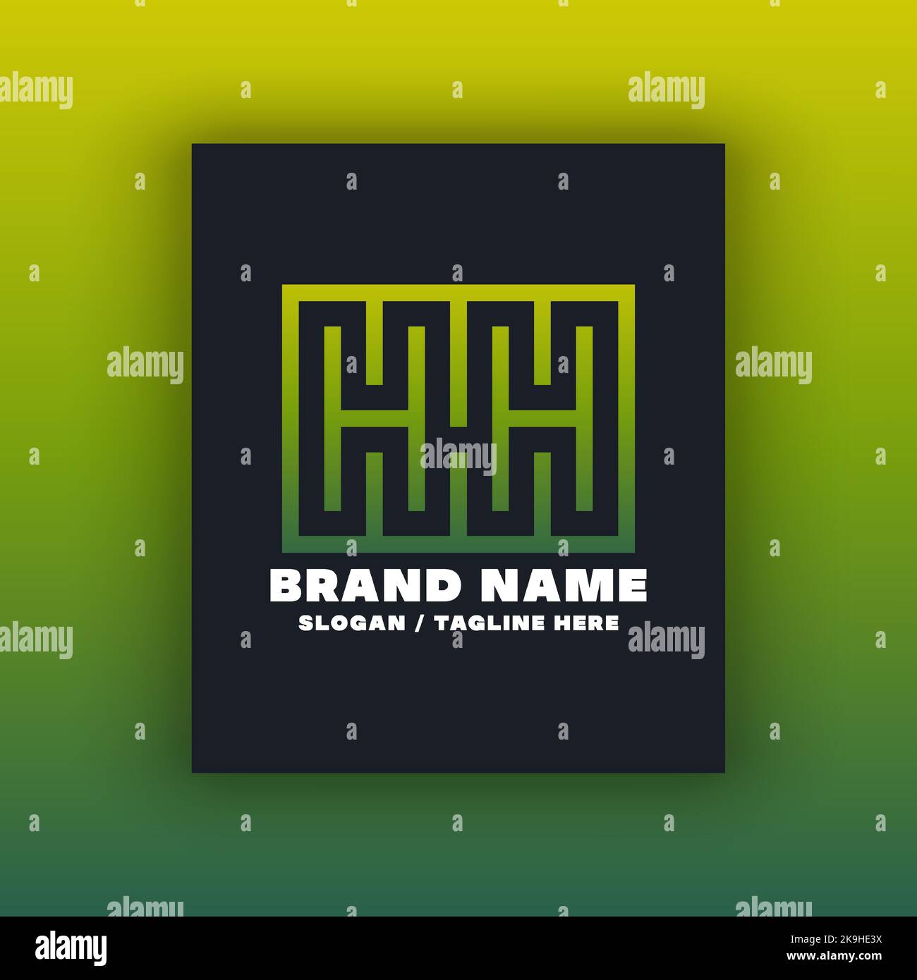 Simple letter HH logo design template Stock Vector Image & Art - Alamy