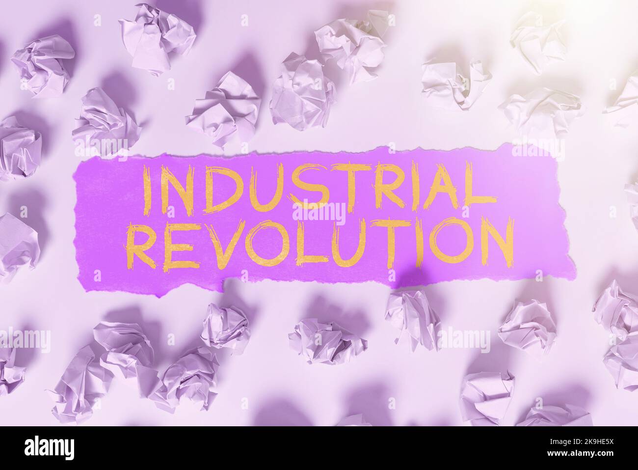 Writing displaying text Industrial Revolution. Word for changes in ...
