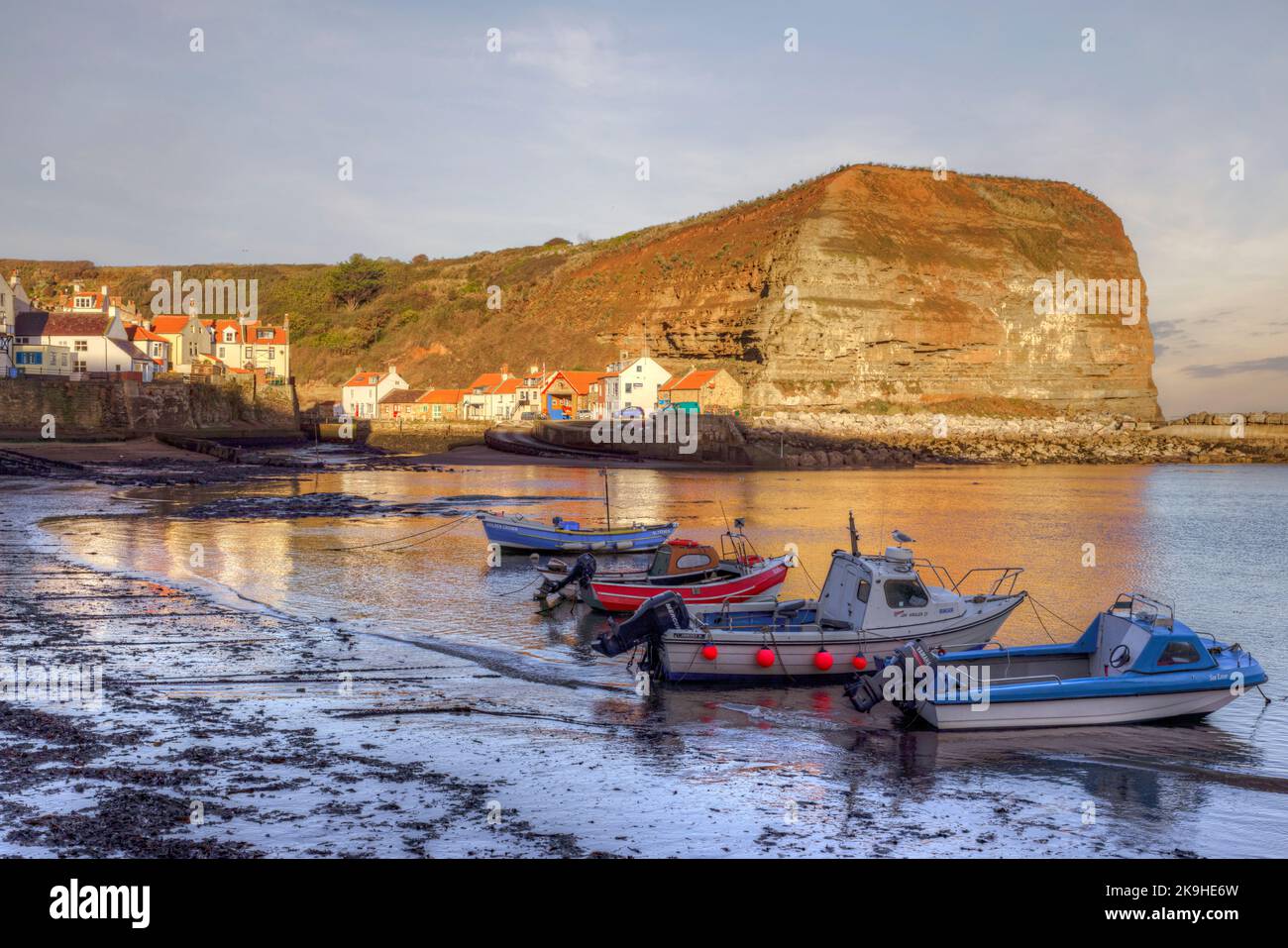 Staithes, North Yorkshire, England, United Kingdom Stock Photo - Alamy