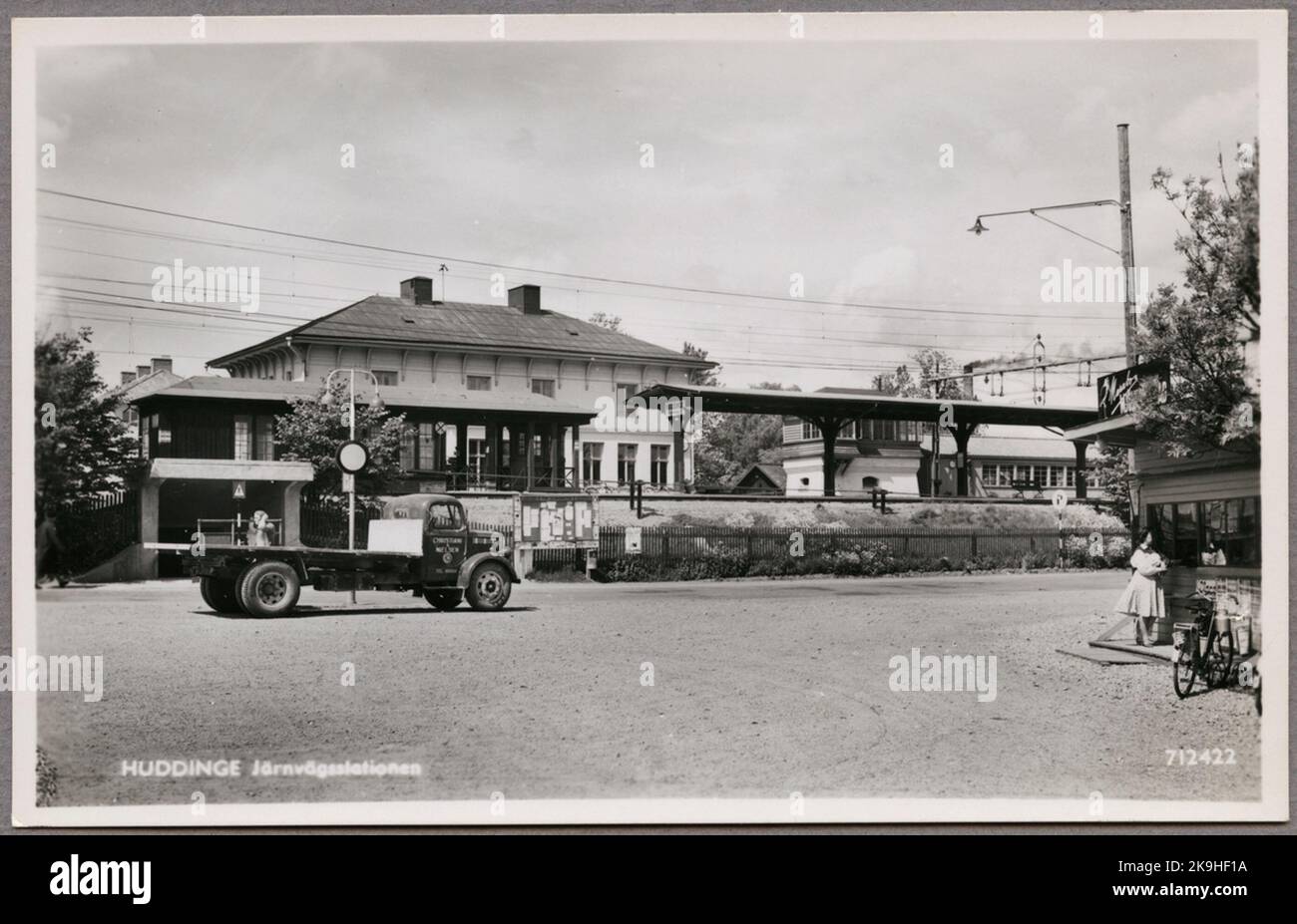 The Huddinge railway station Stock Photo - Alamy