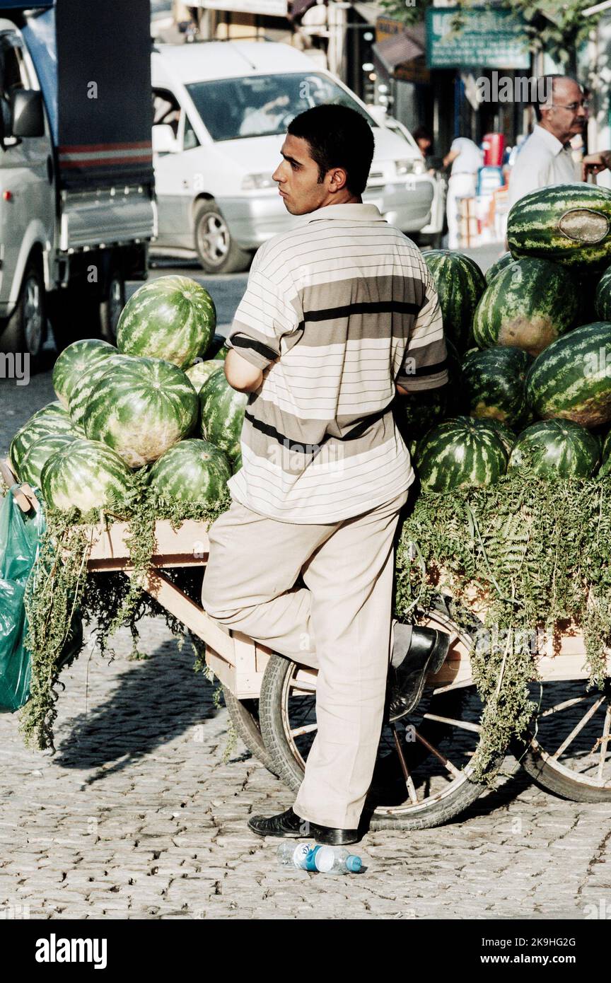 Istanbul, Turkey. August 10, 2006. Some scenes of everyday life in ...