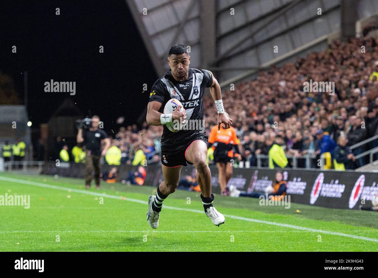 Leeds, UK. 28th October 2022 - Rugby League World Cup New Zealand vs ...