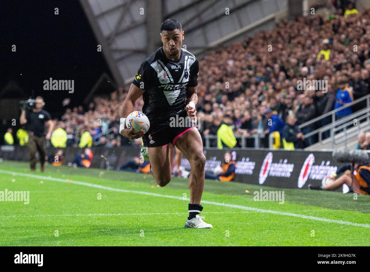 Leeds, UK. 28th October 2022 - Rugby League World Cup New Zealand vs ...