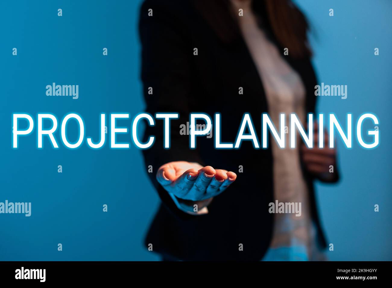 Conceptual caption Project Planning. Business idea the act or practice ...