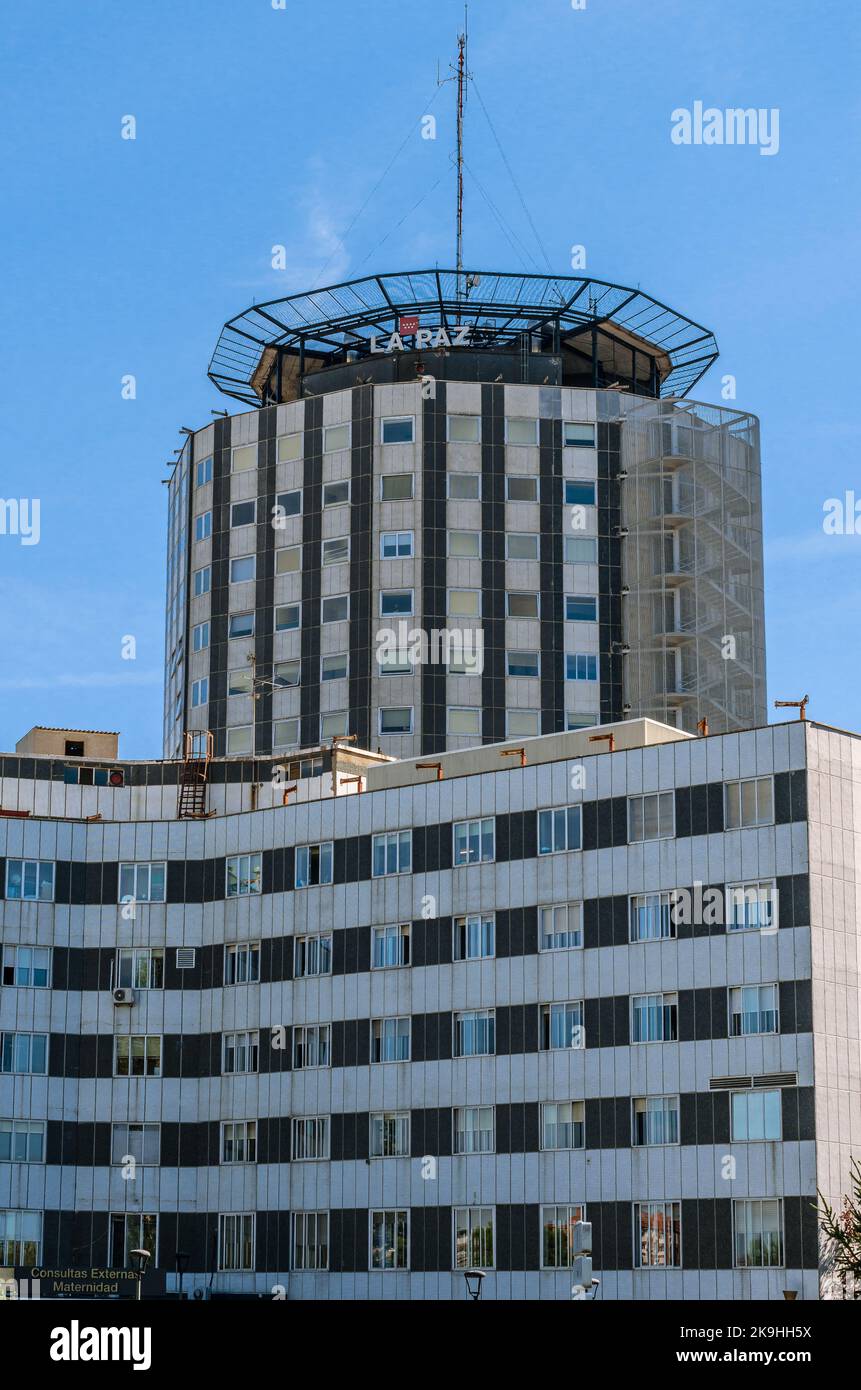 MADRID, SPAIN - OCTOBER 6, 2021: View of La Paz University Hospital in ...