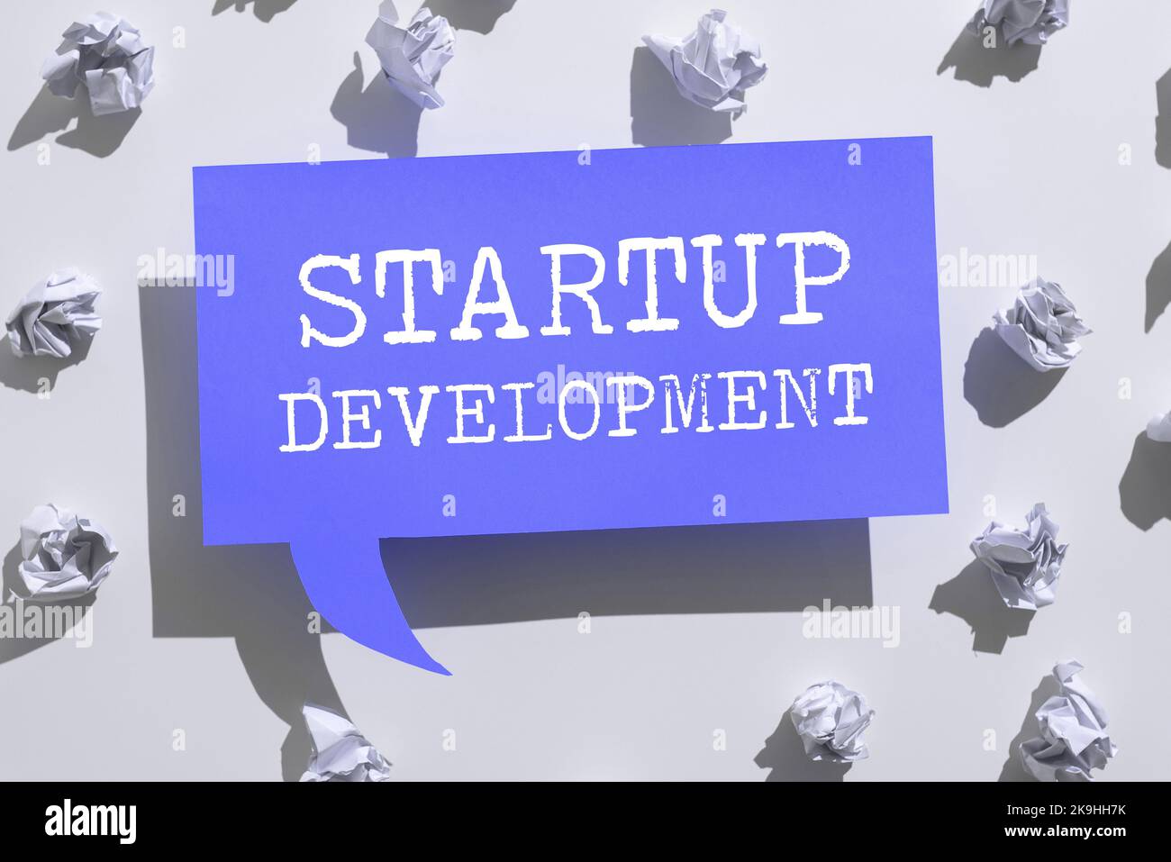 Text sign showing Startup Development. Conceptual photo to remain ...