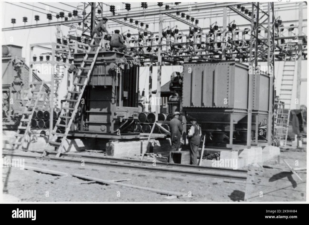 Power station and transformer Stock Photo - Alamy
