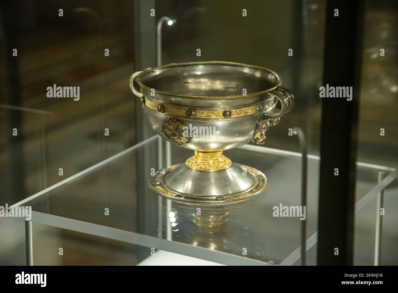 The Ardagh Chalice in the National Museum of Ireland, Archeology ...