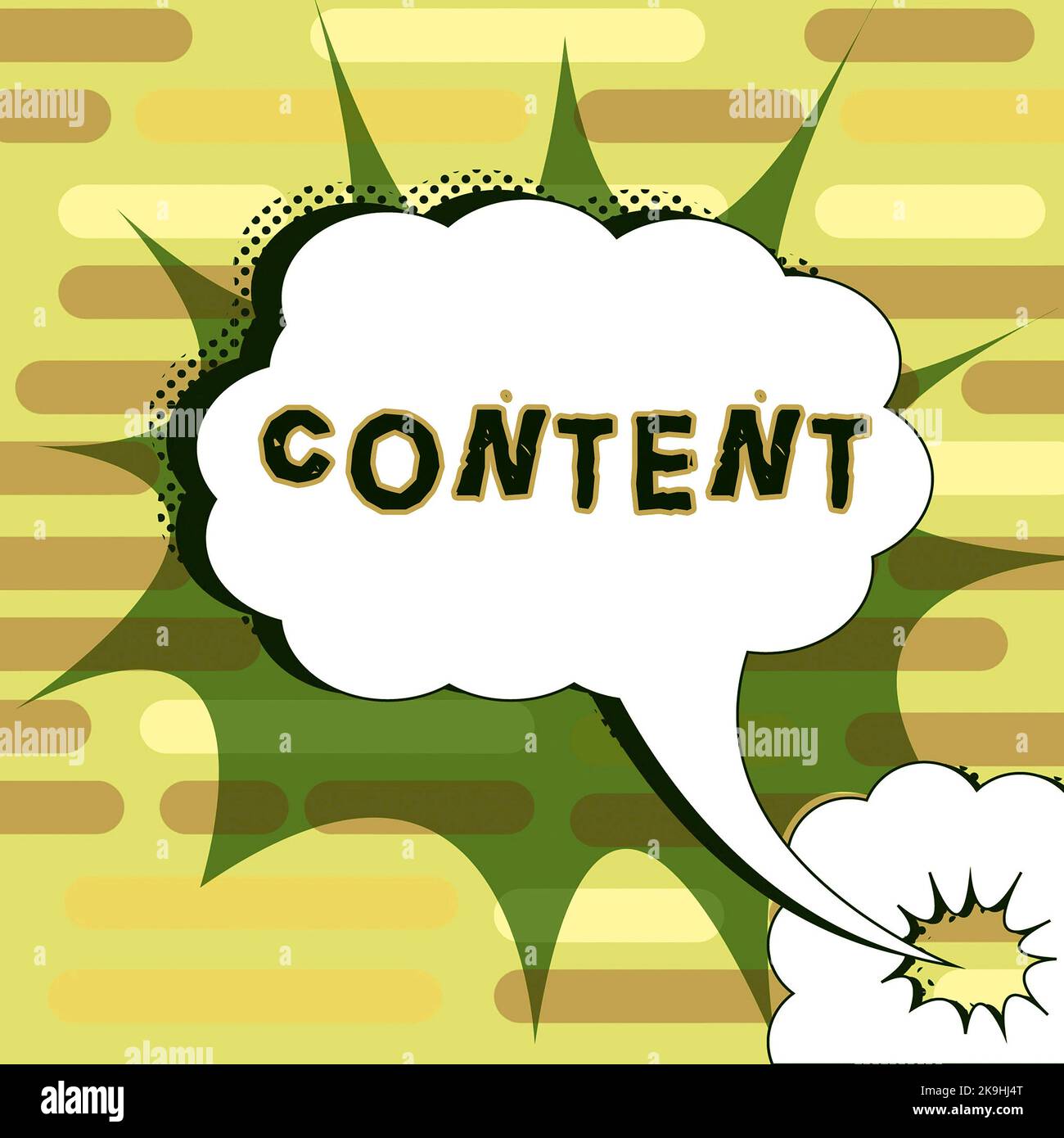 Text sign showing Content. Business showcase making someone else feel ...