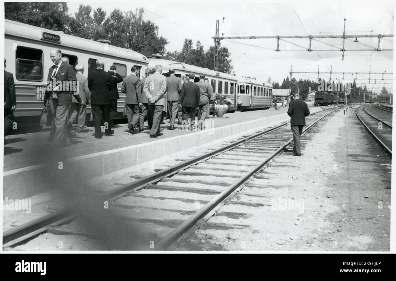 Traveling with the opening train Stock Photo - Alamy