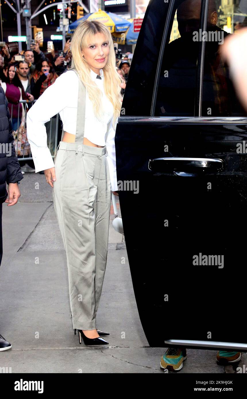 Celebrities At `Good Morning America` -PICTURED: Millie Bobby Brown ...