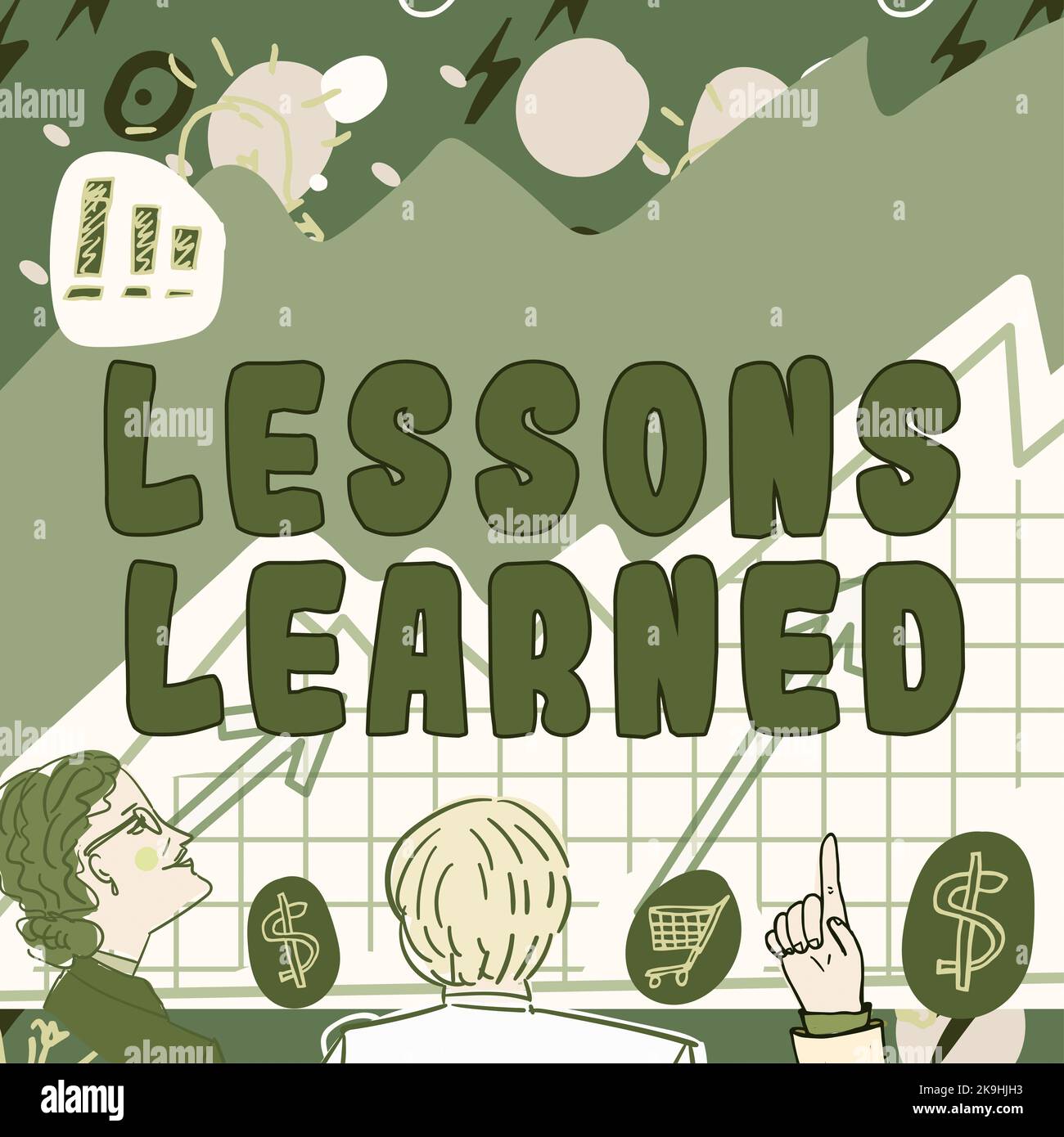 Conceptual display Lessons Learned. Business concept experiences ...