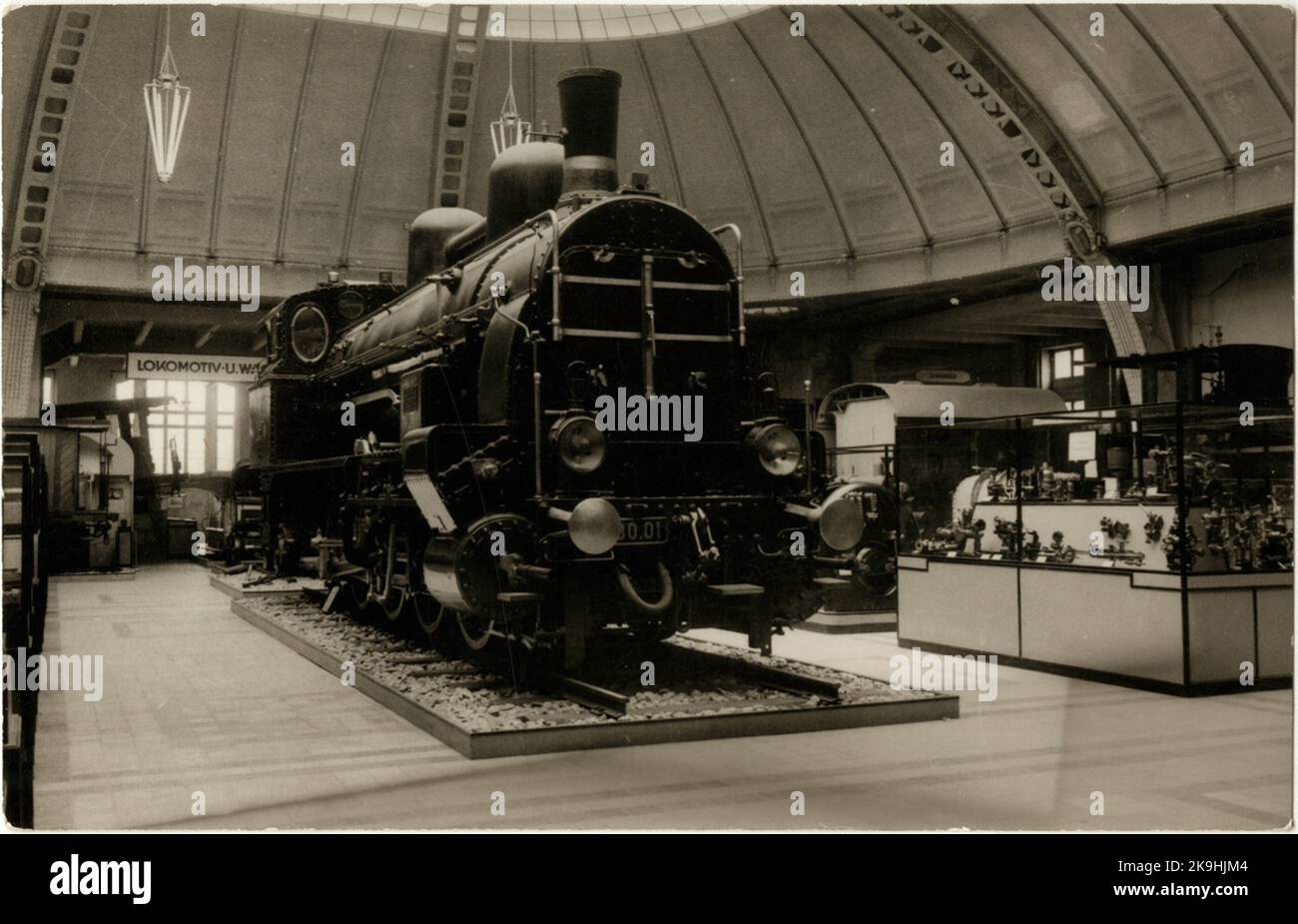 Steam locomotive at the Eisenbahn Museum in Vienna Stock Photo - Alamy